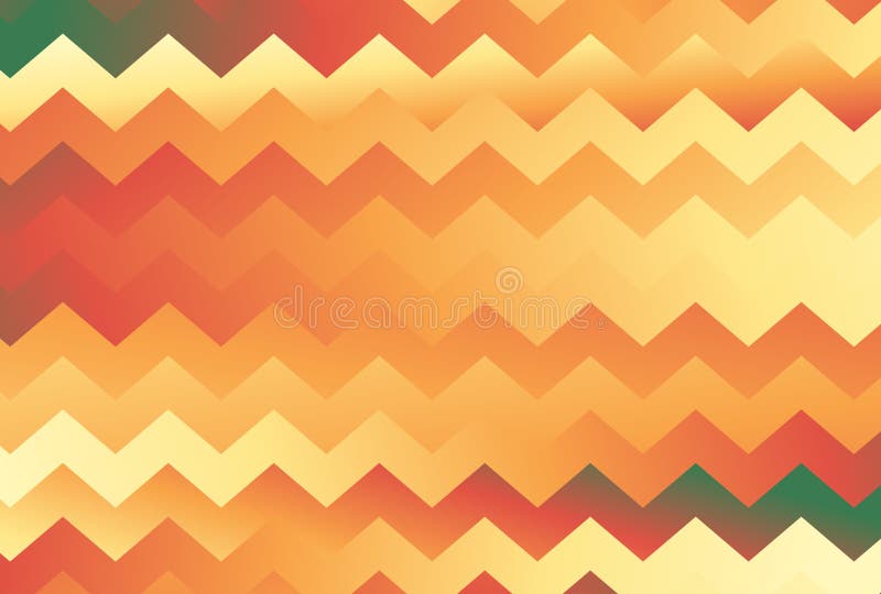 Abstract Red Green and Orange Gradient Zig Zag Pattern Background Beautiful Elegant Illustration ...