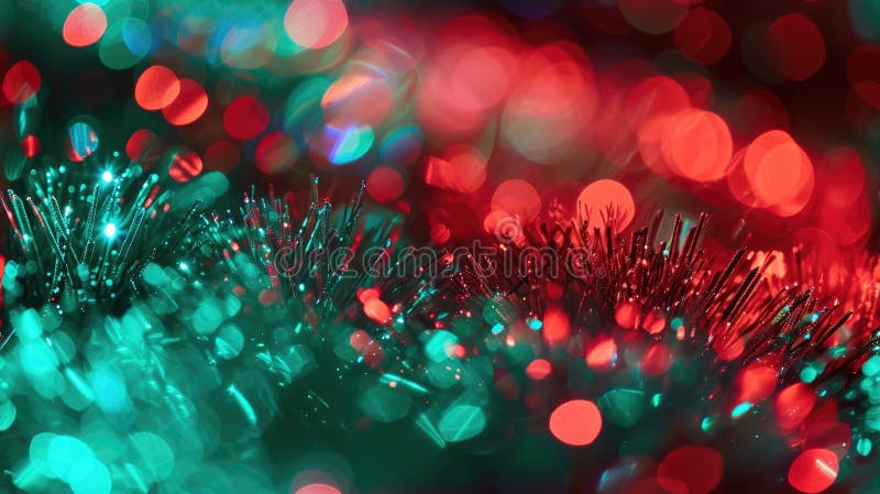 The Abstract Red Green Picture of Solid Shape Object Forming Together ...