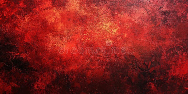 Abstract Red Grunge Texture Background with Dark Patches Creating a ...