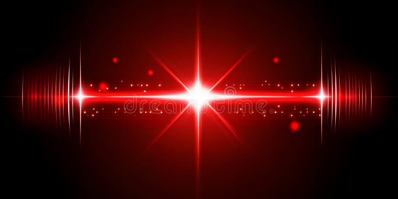 Abstract Red Light Beam Burst Background Image Digital Art Graphic ...