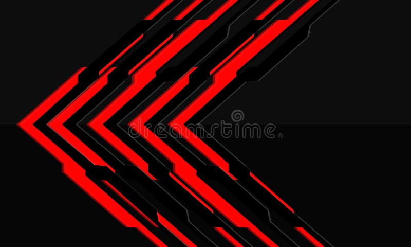 Abstract Red Light Cyber Futuristic Arrow Technology Arrow Direction in ... Abstract Red Light Cyber Futuristic Arrow Technology Arrow Direction in ...