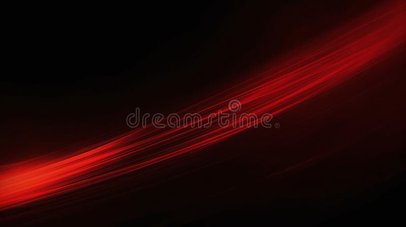 Abstract Red Light Streaks on Dark Background for Graphic Design and ...
