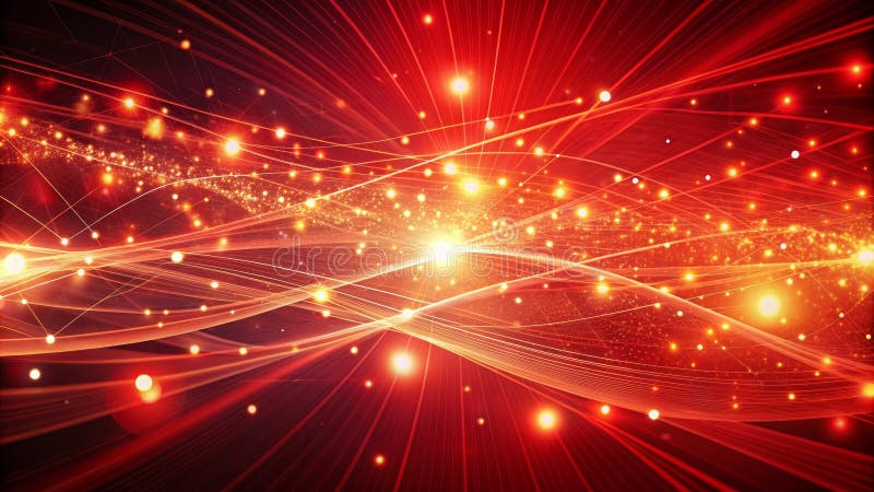 Abstract Red Light Waves, Red, Light, Abstract, Waves Stock ...