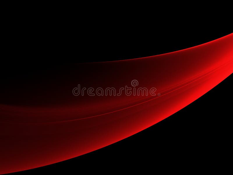 Abstract Red Light Waves Background Stock Illustration - Illustration ...