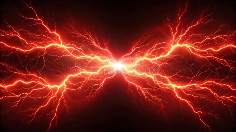 Red Lightning Bolts Stock Illustrations – 409 Red Lightning Bolts Stock ...