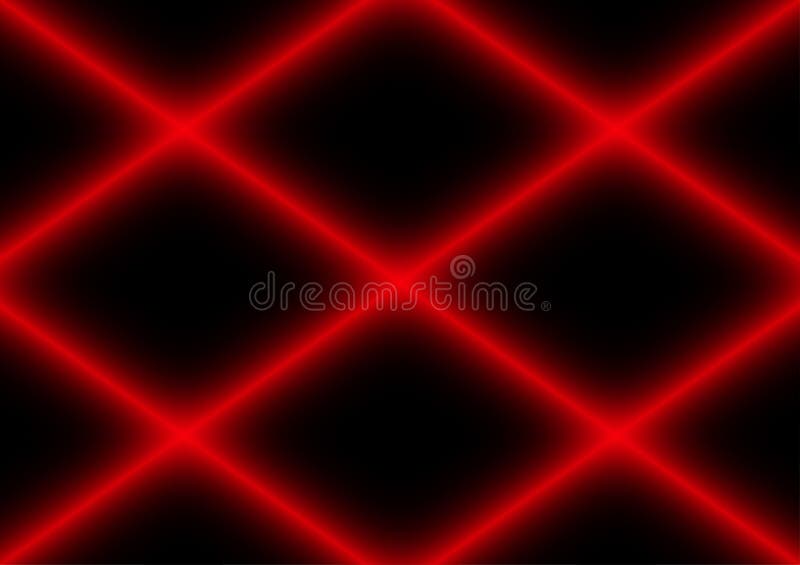 Abstract Red Lights on Black Background Illustration Stock Illustration ...
