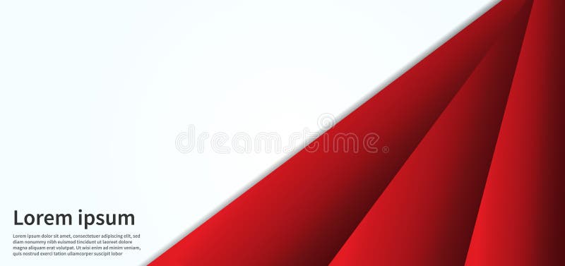 Abstract Red Line Geometric on Overlap White Texture and Banner Design ...