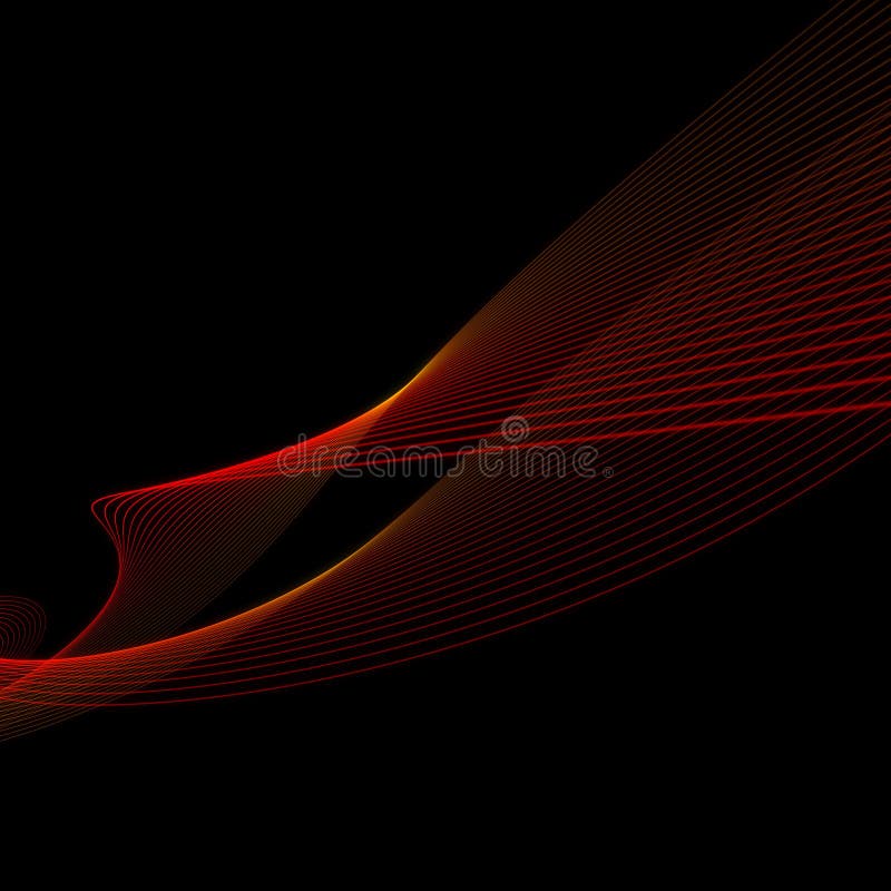 Abstract Red Lines Background Stock Illustration - Illustration of ...