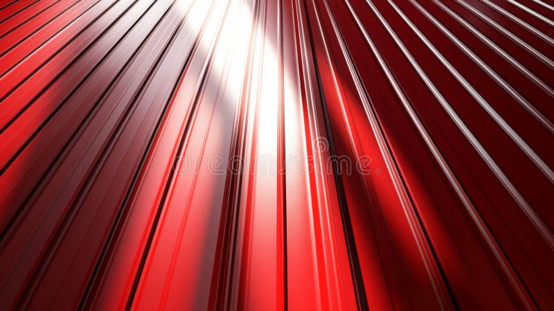 Abstract Red Lines Background, Shiny Glossy Texture Stock Illustration ...
