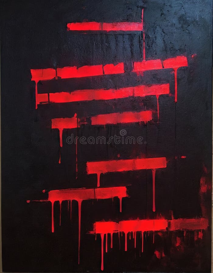 Abstract Red Lines on Dark Textured Background Stock Image - Image of ...