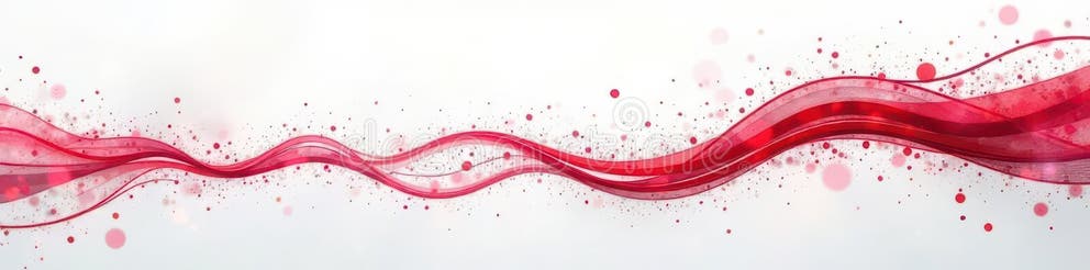 Abstract Red Lines and Dots on White Backdrop, Clean Lines, Dash, Art ...