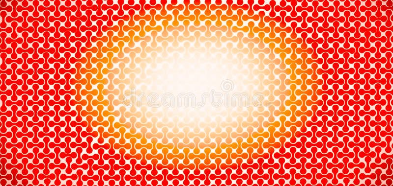 Abstract Red Linking Dots Background Stock Illustration - Illustration ...