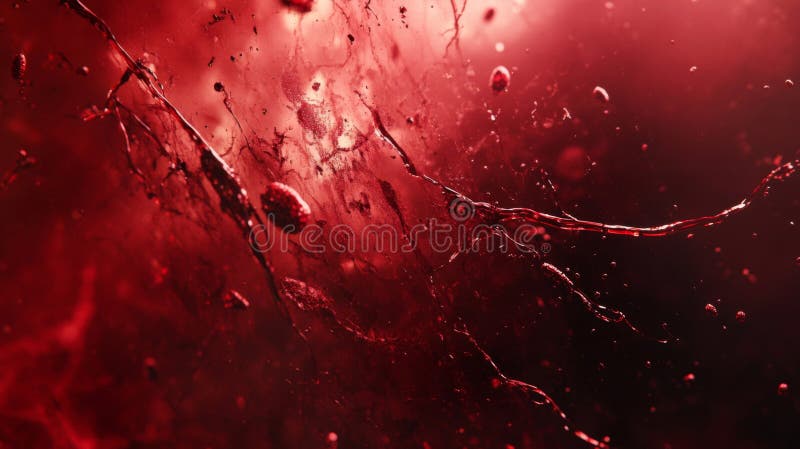 Abstract Red Liquid Motion Swirling Texture Stock Illustration ...