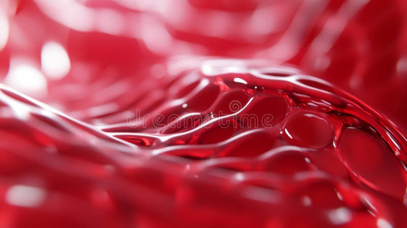 Abstract Red Liquid Texture Background Stock Illustration ...
