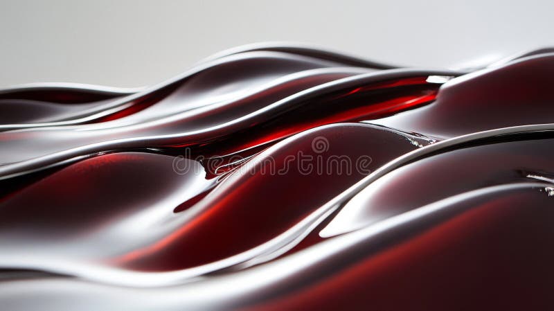 Abstract Red Liquid Wave Texture Stock Illustration - Illustration of ...