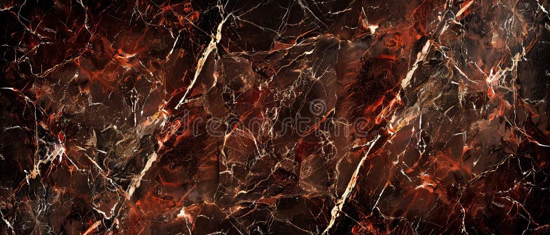 Abstract Red Marble Texture Background with Veins Stock Illustration ...