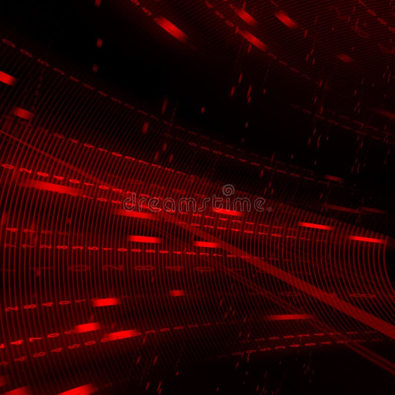 Red matrix background stock illustration. Illustration of computer ...
