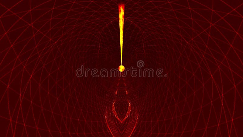 Abstract Red Mesh Line Wave Loop Motion with Flame Candle Background ...