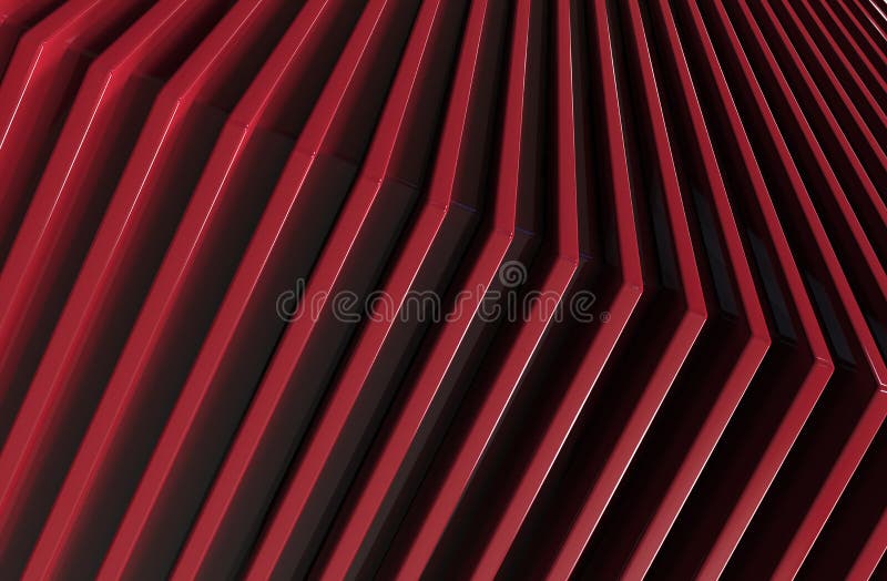 The Abstract Red Metal Pattern Background. 3D Illustration Stock ...