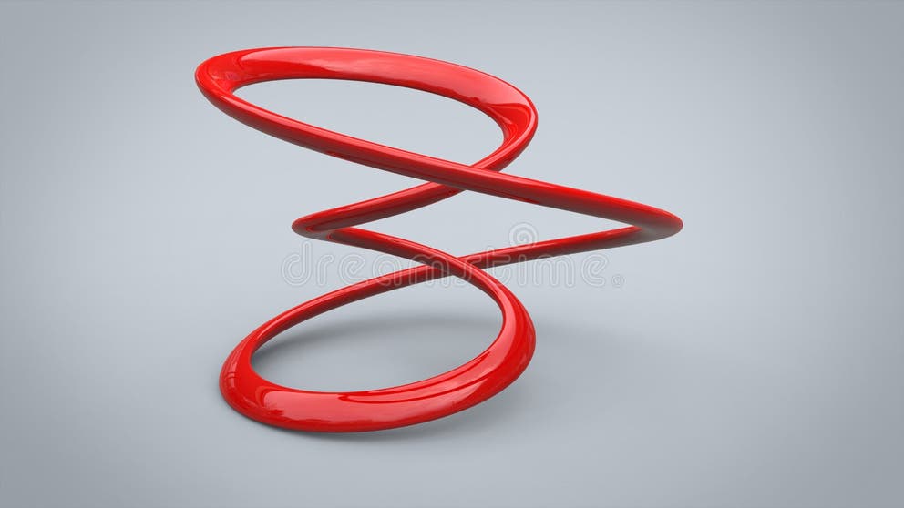 Abstract Red Metal Wave Shape Sculpture Stock Illustrations – 15 ...