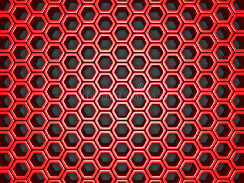 Red Abstract Metallic Background with Round Glossy Stock Vector ...