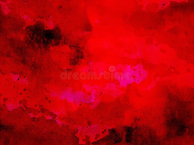 Abstract Red Moody Sand Watercolor Texture Stock Image - Image of sand ...