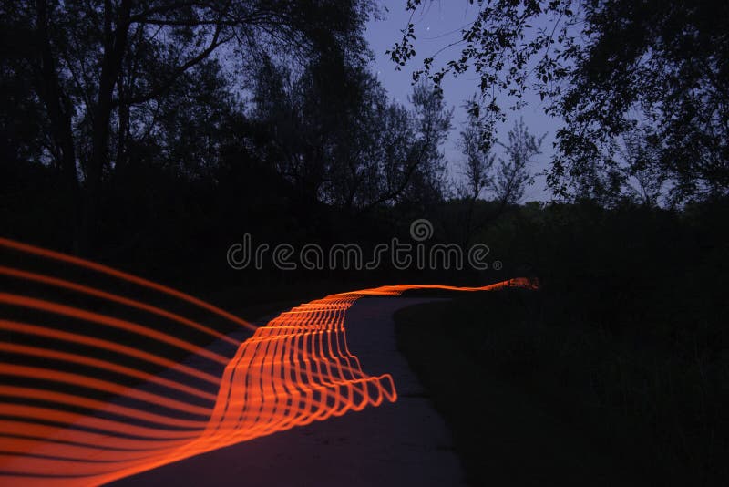 Abstract Red Motion Blur Light Stock Image - Image of overcast, iowa ...