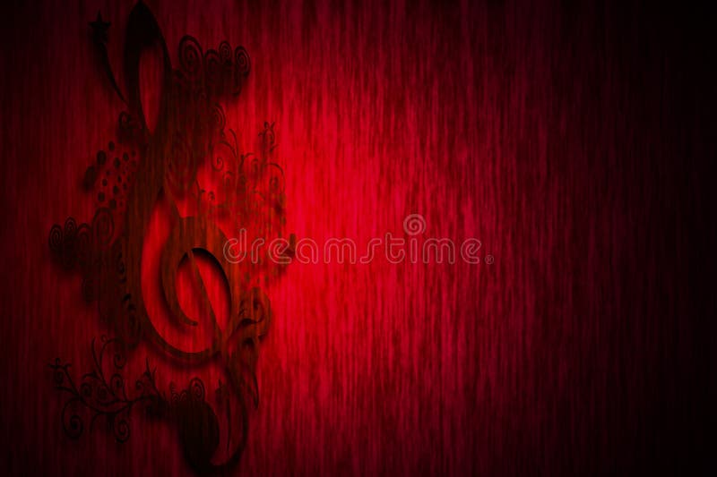 Abstract Red Music Background Stock Illustration - Illustration of ...