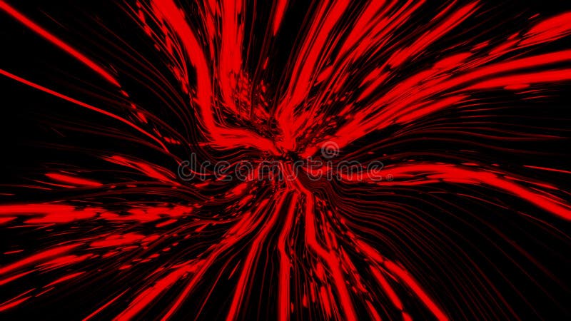 View Inside of Dark Scary Surreal Corridor with a Door at the End ...