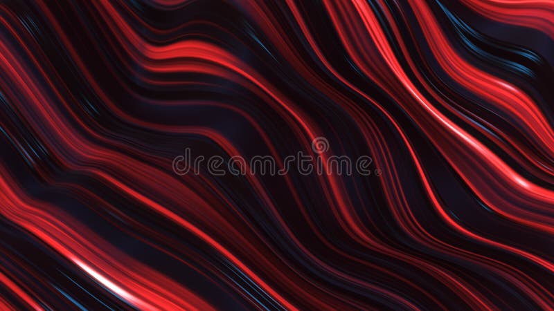 Abstract Red Neon Wave Line Filed Stock Illustration - Illustration of ...