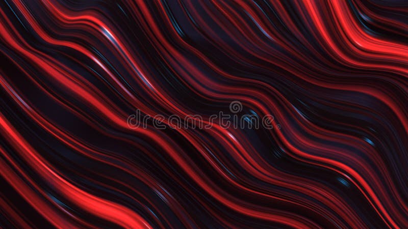 Abstract Red Neon Wave Line Filed Stock Illustration - Illustration of ...