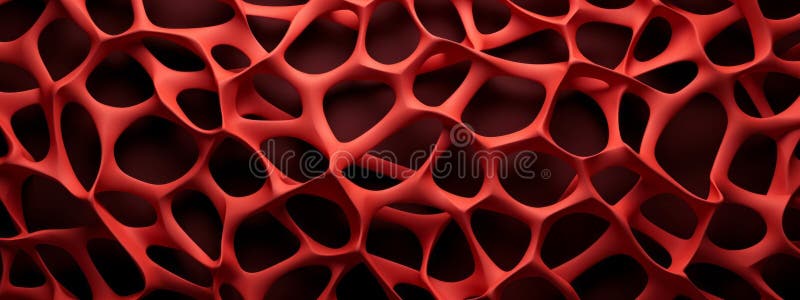 Abstract Red Net Grid Waving Waves Texture on Black Background Banner ...