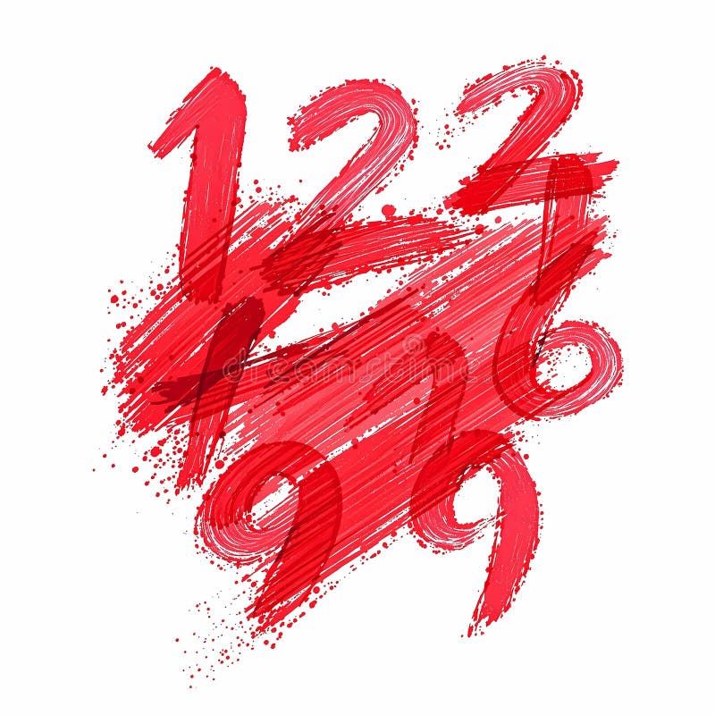 Red Abstract Numbers Stock Illustrations – 17,431 Red Abstract Numbers ...