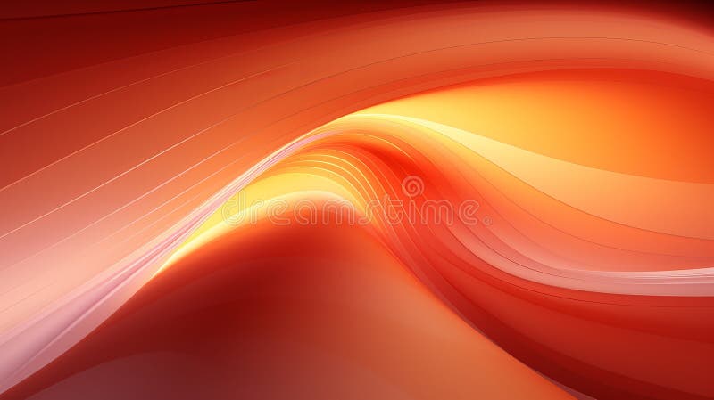 An Abstract Red and Orange Background with Wavy Lines Stock ...