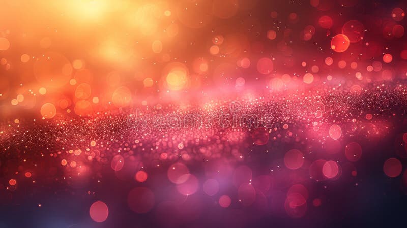 Abstract Red and Orange Bokeh Background with Sparkles Stock Image ...