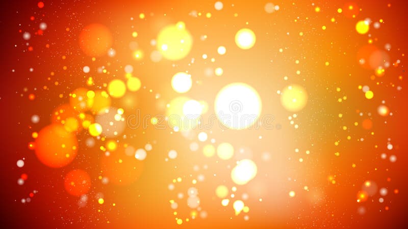 Abstract Red and Orange Defocused Lights Background Vector Graphic ...