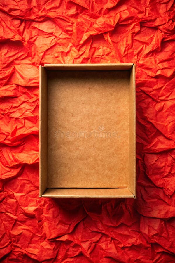 Abstract Red and Orange Paper Texture Background with Kraft Pattern ...