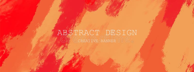 Abstract Red Orange Paint Background. Vector Illustration Design Stock ...