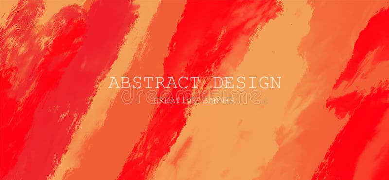 Abstract Red Orange Paint Background. Vector Illustration Design Stock ...