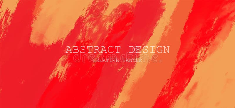 Abstract Red Orange Paint Background. Vector Illustration Design Stock ...