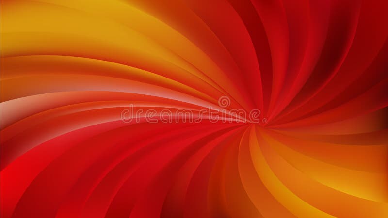 Abstract Red and Orange Radial Spiral Rays Background Illustrator Stock ...