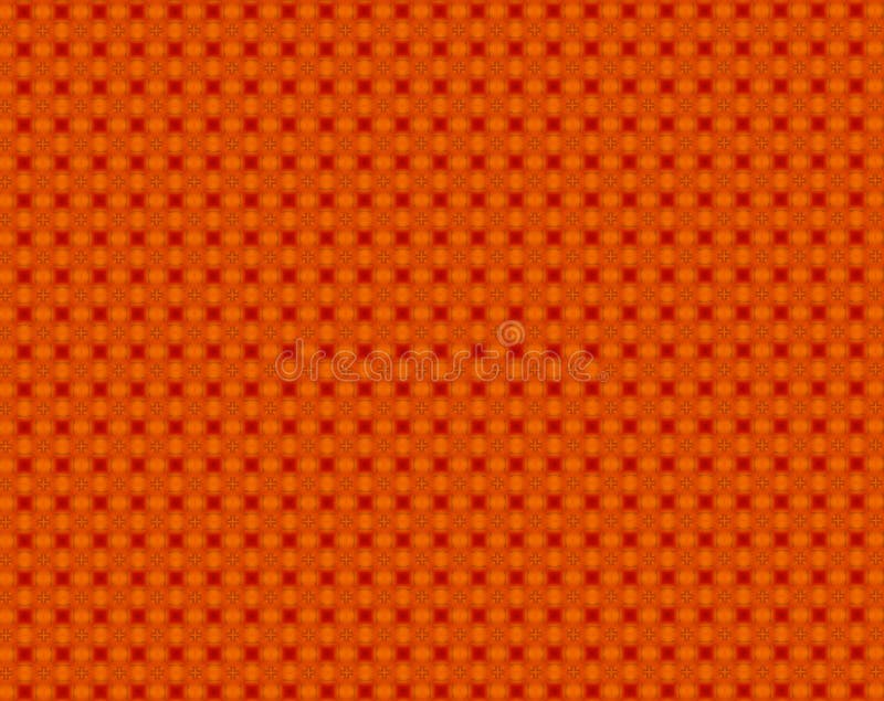 Abstract Red and Orange Squares and Cross Pattern Stock Illustration ...