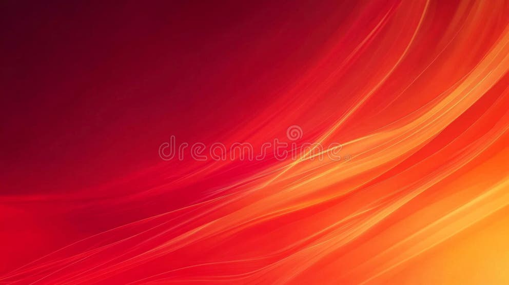 Abstract Red and Orange Wave Background Stock Illustration ...