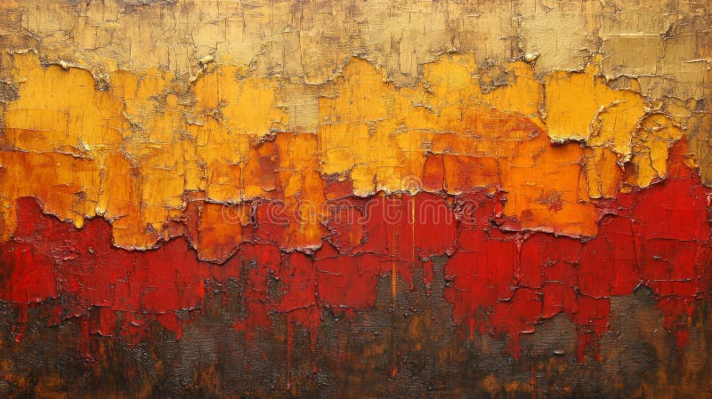 Abstract Red Orange Yellow Brown Textured Art Background Stock ...