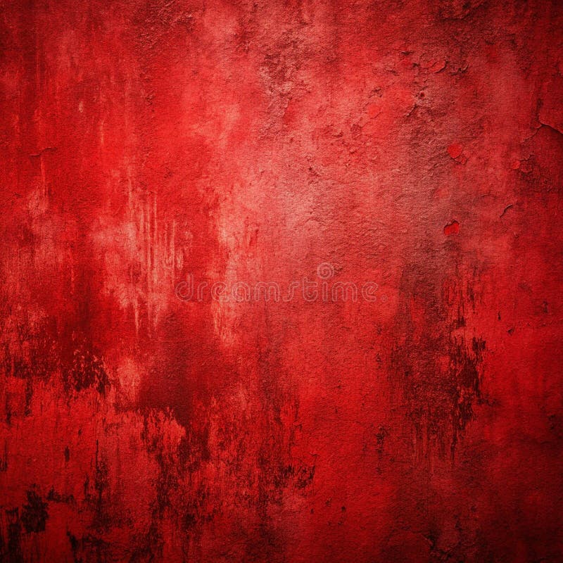Abstract Red Paint Background with Concrete Texture Stock Illustration ...