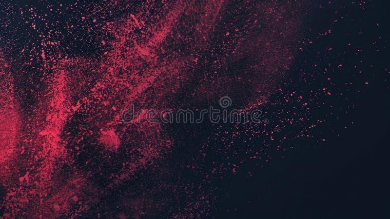 Abstract Red Paint Splatter on Dark Background, Generative AI Stock ...