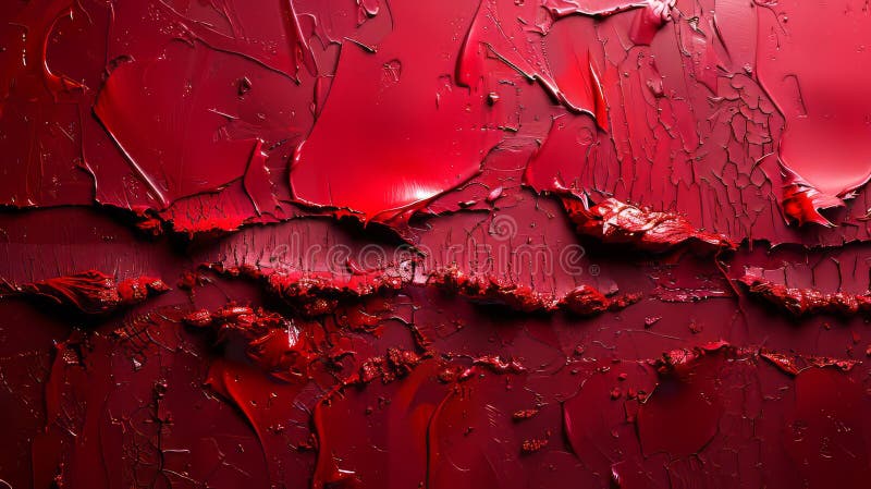 An Abstract Red Paint Texture on a White Background Stock Photo - Image ...