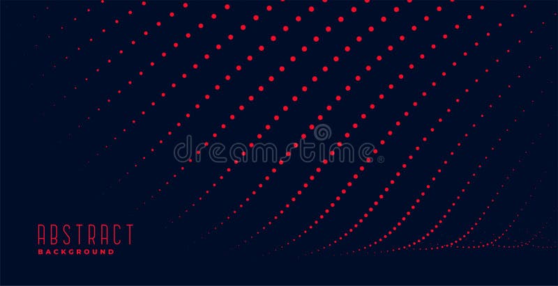 Abstract Red Particle Lines Trail Background Design Stock Vector ...