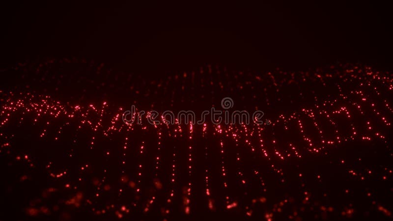 Abstract Red Particles Background Stock Illustration - Illustration of ...