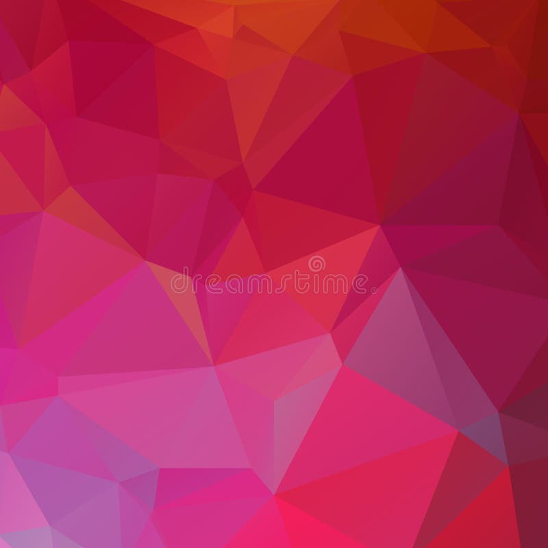 Abstract Red and Pink Polygon Stock Illustration - Illustration of ...